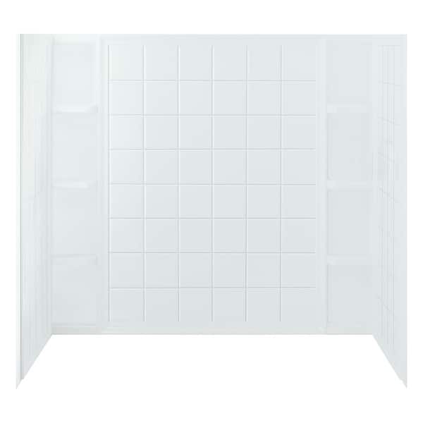 Sterling Ensemble 54-1/4" x 60" x 37-1/2" Vikrell Shower Wall Set with - Bed Bath & Beyond ...